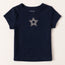 KIDPIK Girls Short Sleeve Rib Knit Graphic T Shirt, Size: 12 Months - L ...