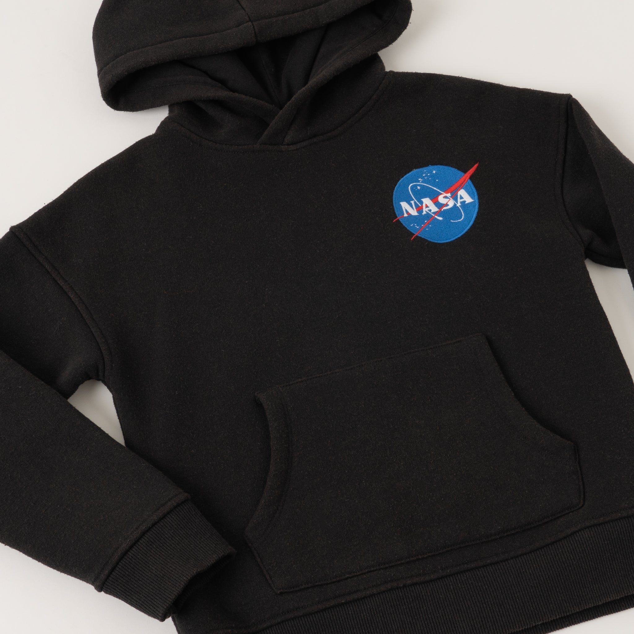KIDPIK Boys Long Sleeve NASA Fleece Hoodie, Size: XXS (4) - XXL (16) – Kidpik