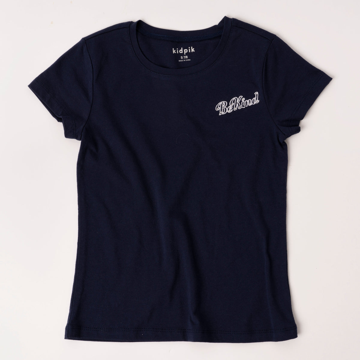 KIDPIK Girls Short Sleeve Be Kind Chest Graphic Tee, Size 2T – Kidpik